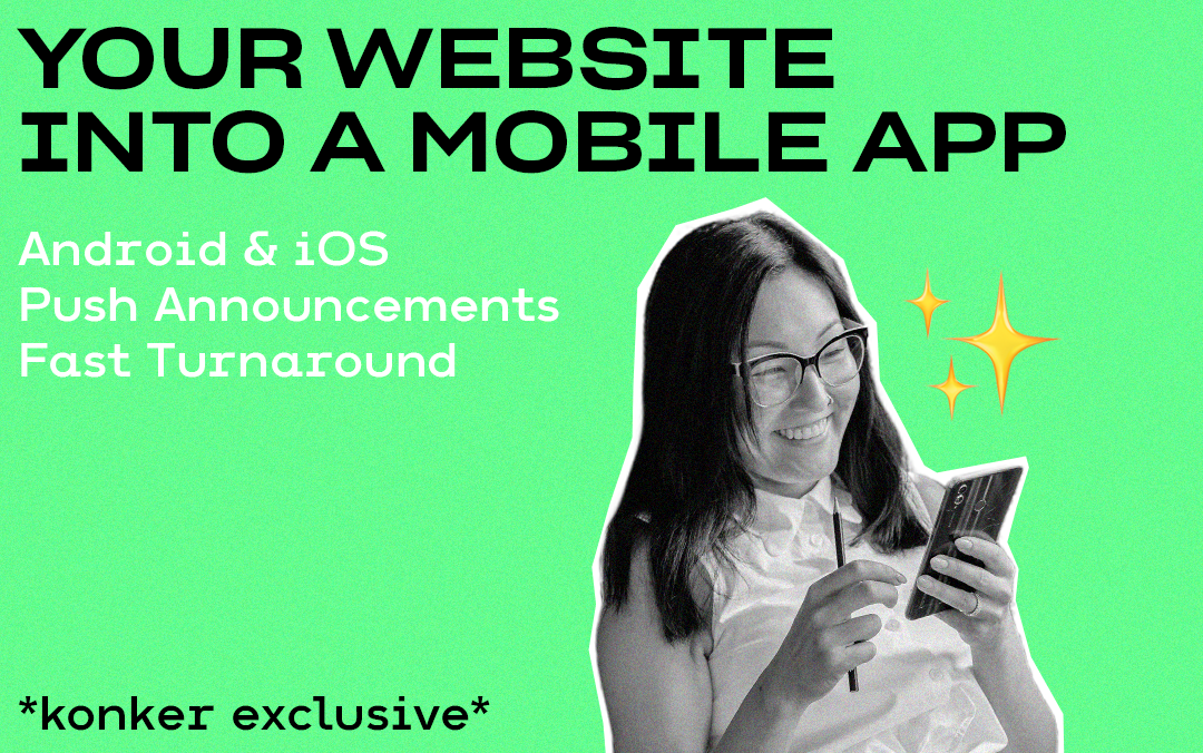 Turn Your Site into a Mobile App | Konker