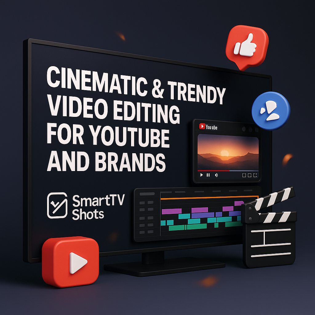 Cinematic & Trendy Video Editing for YouTube and Brands | Konker